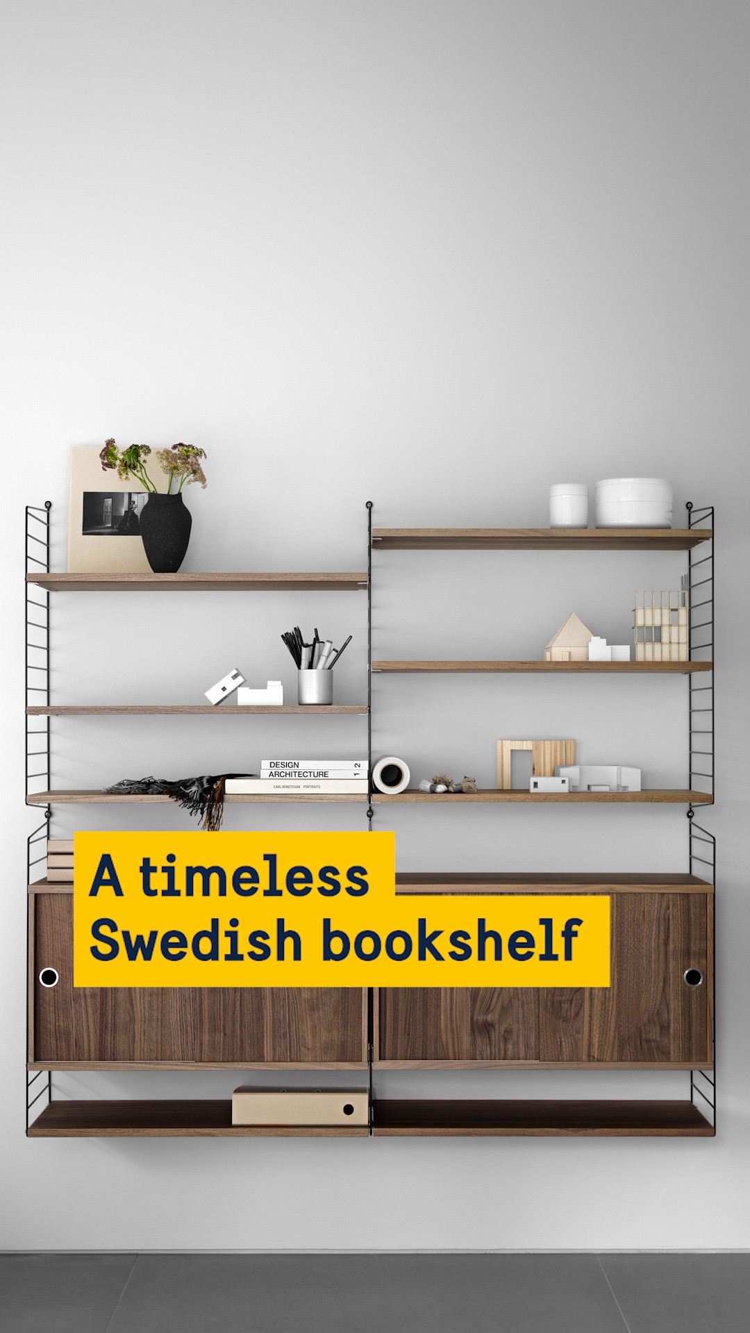 Stringhyllan – a timeless Swedish bookshelf - Sharing Sweden